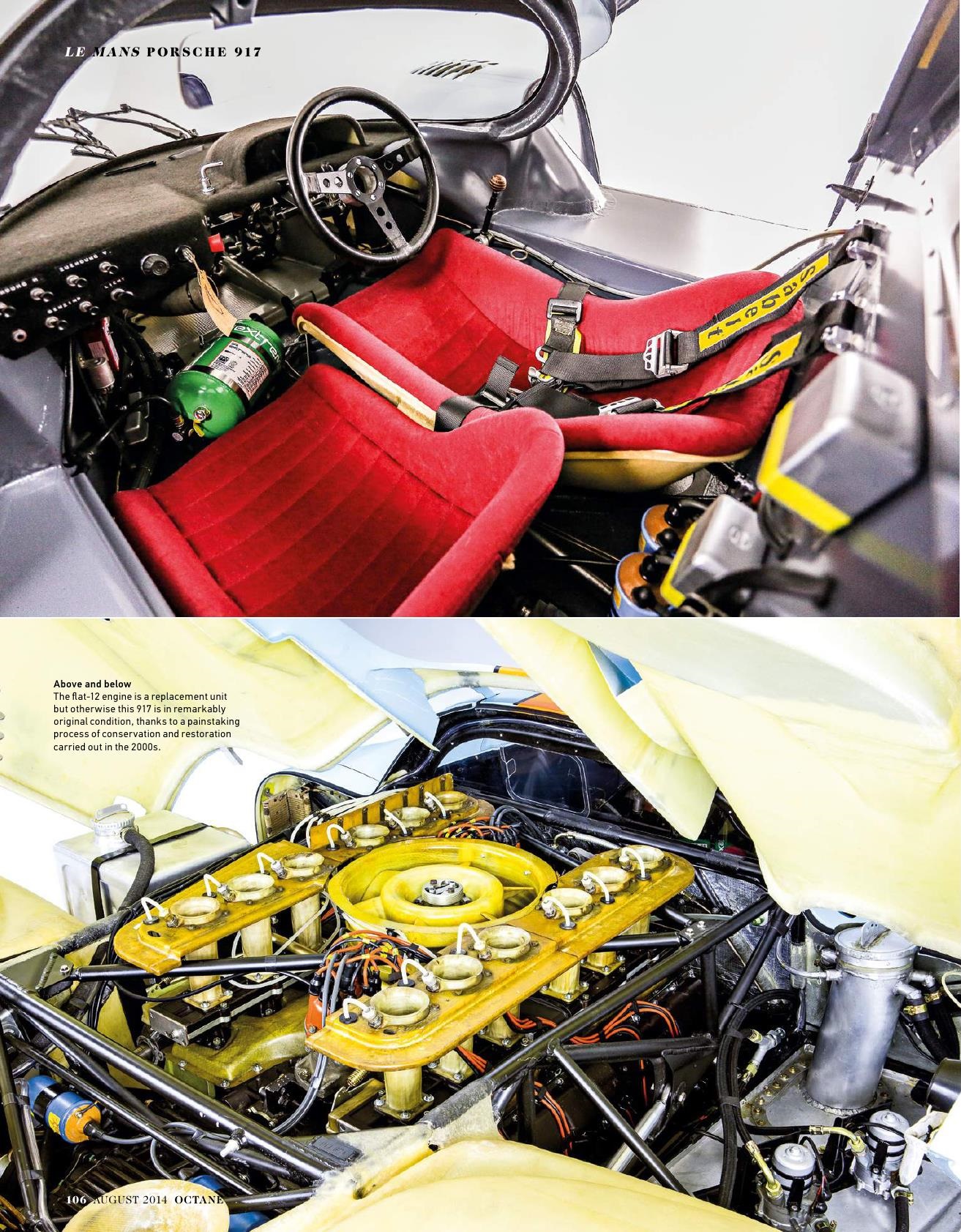 Porsche-917K chassis 024 (Octane mag., 08/2014) | Porsche cars history