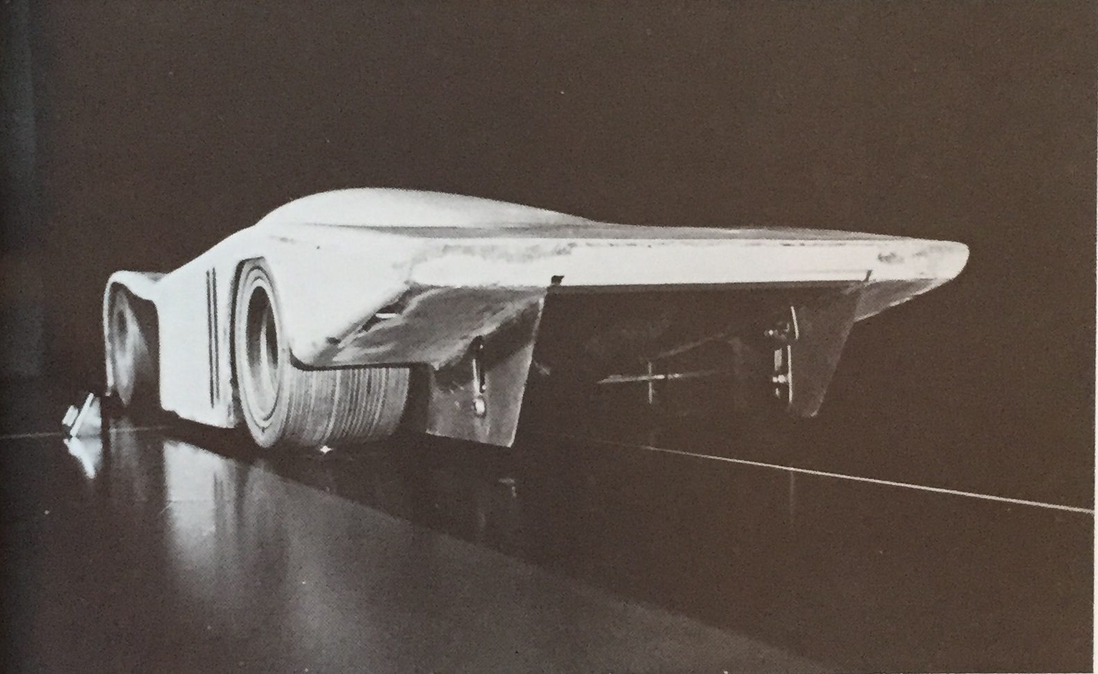1981, model Porsche type 956 for blowing in the wind tunnel | Porsche ...