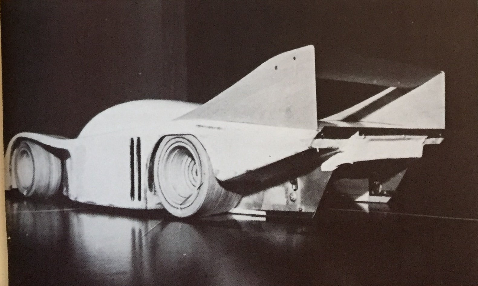 1981, model Porsche type 956 for blowing in the wind tunnel | Porsche ...