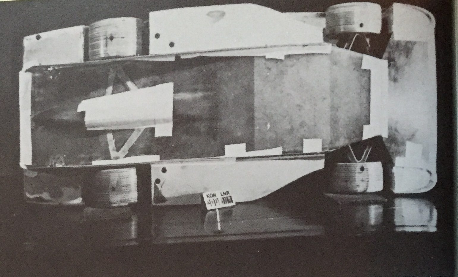 1981, model Porsche type 956 for blowing in the wind tunnel | Porsche ...