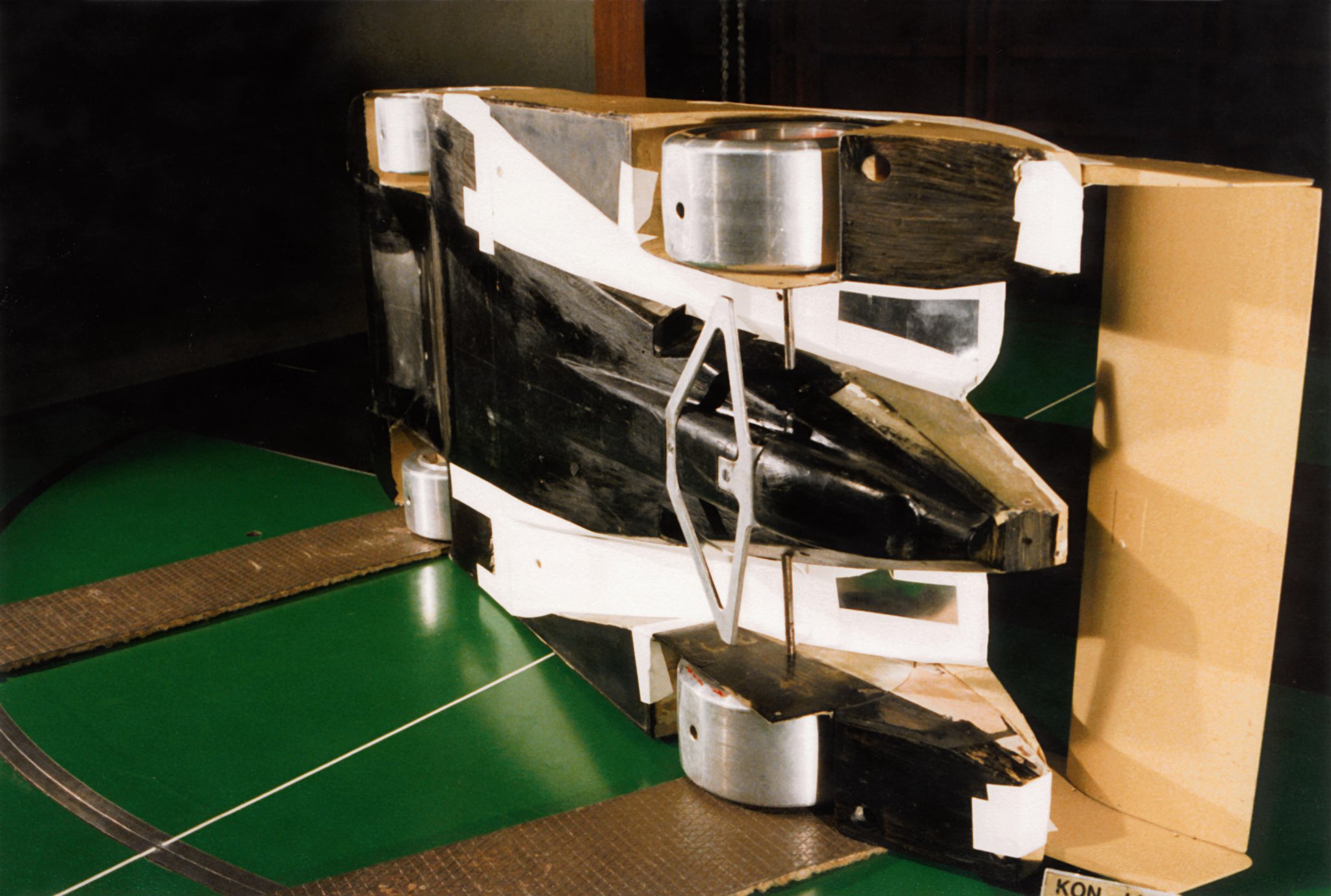 1981, model Porsche type 956 for blowing in the wind tunnel | Porsche ...