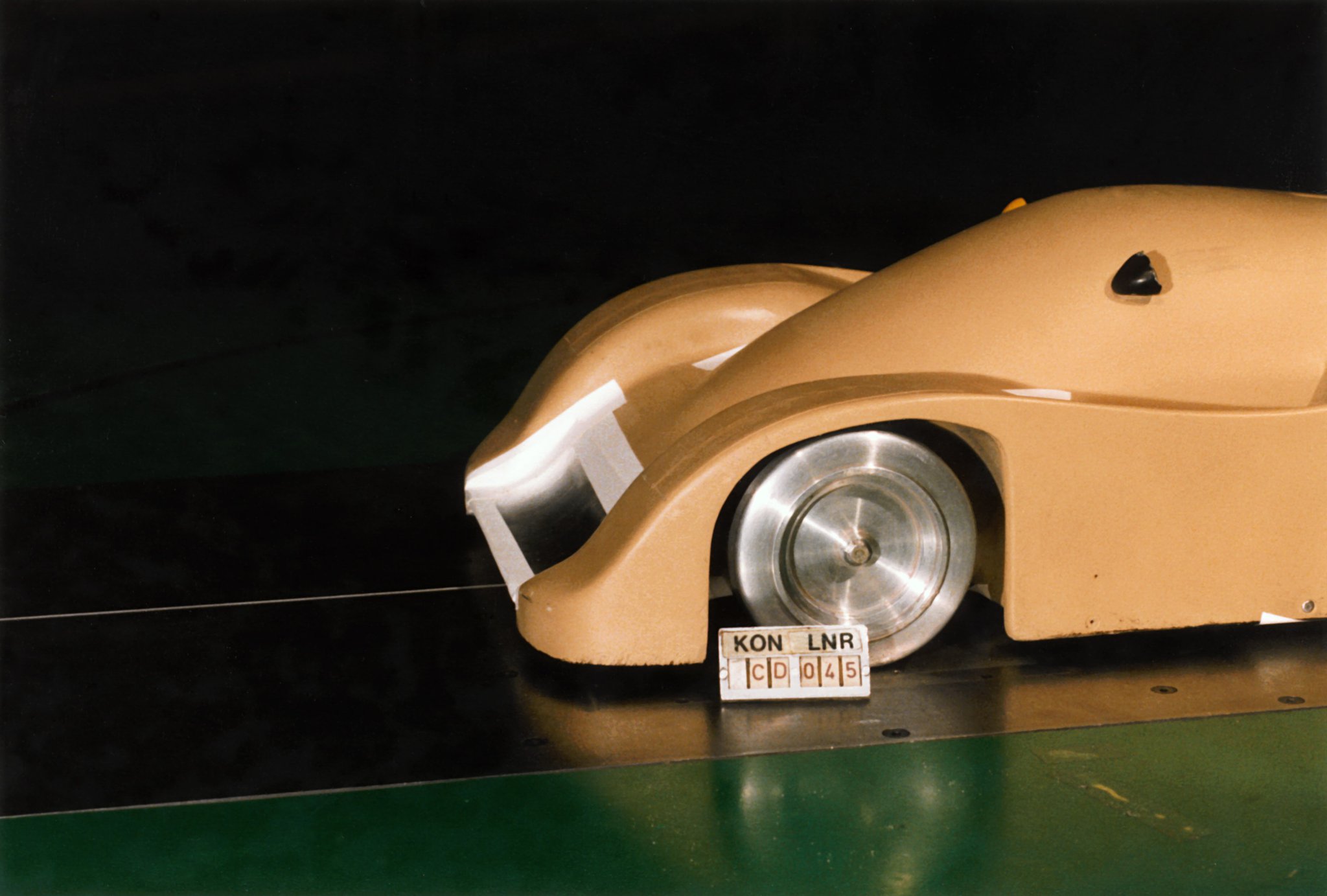 1981, model Porsche type 956 for blowing in the wind tunnel | Porsche ...