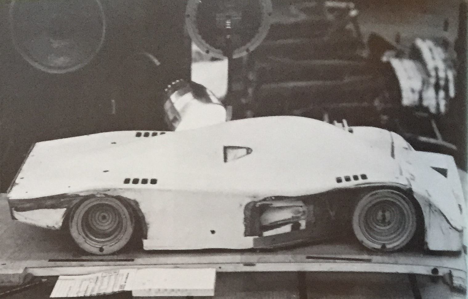 1981, model Porsche type 956 for blowing in the wind tunnel | Porsche ...