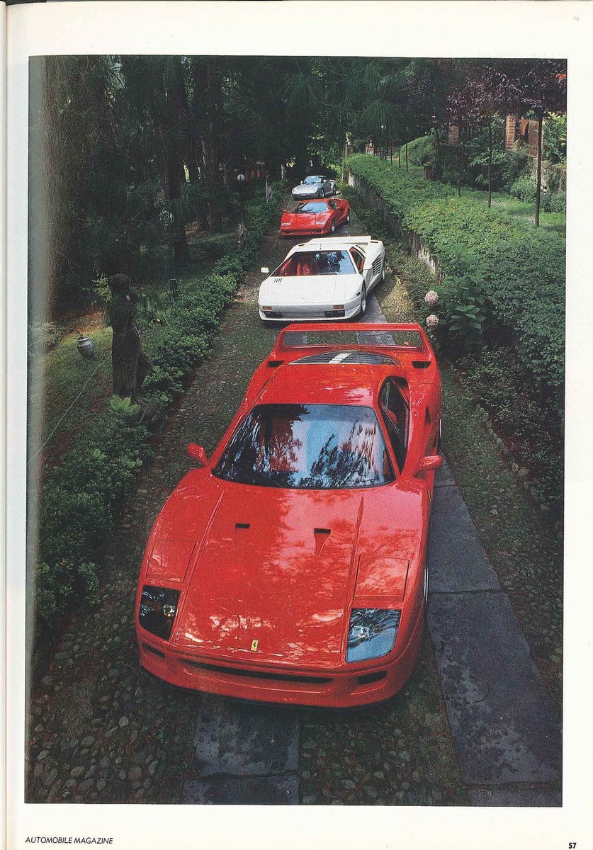 Porsche 959 vs. Ferrari F40 vs. Lambo Countach vs. Cizeta Moroder ...