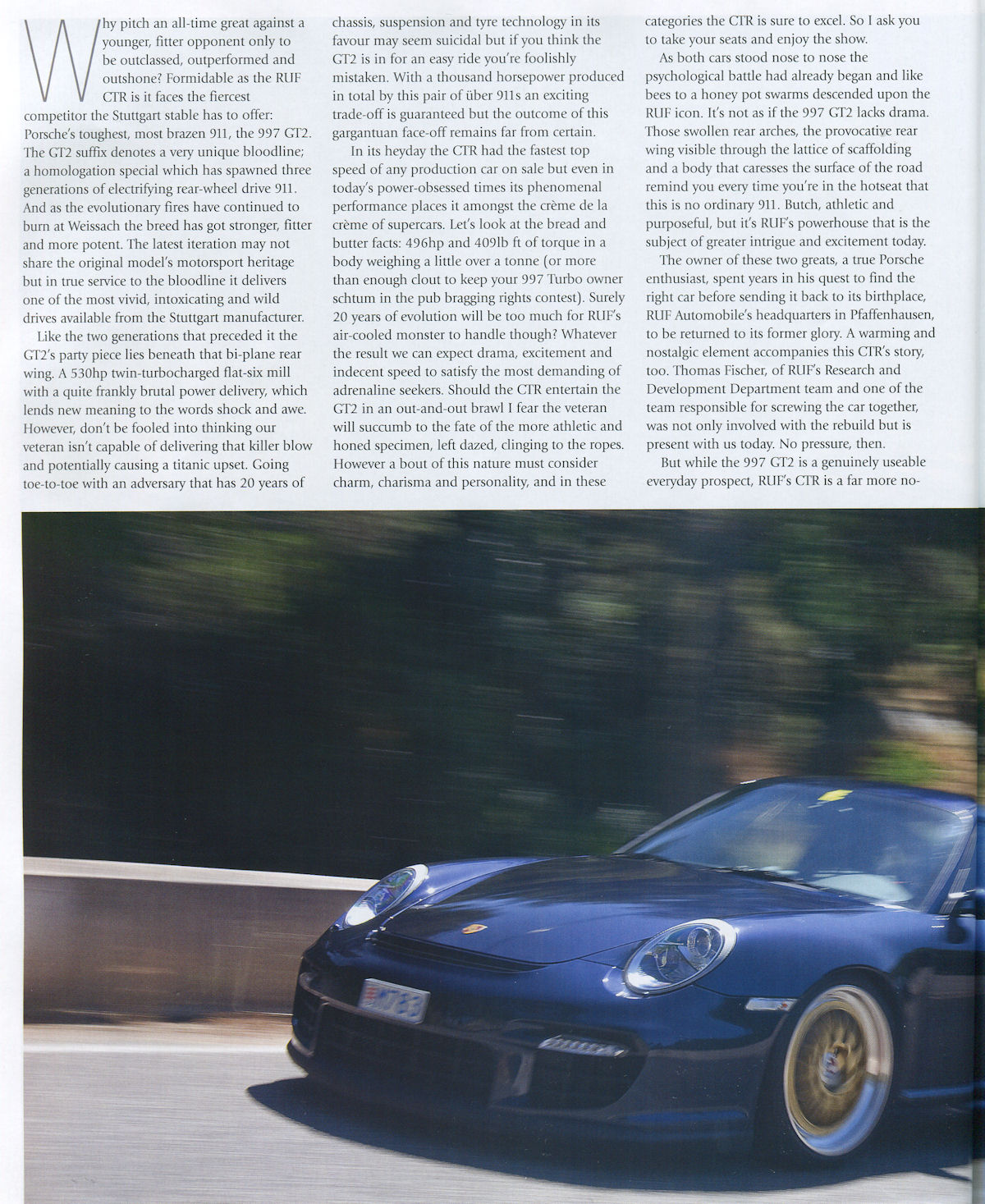 Porsche 997 GT2 vs RUF CTR | Porsche cars history