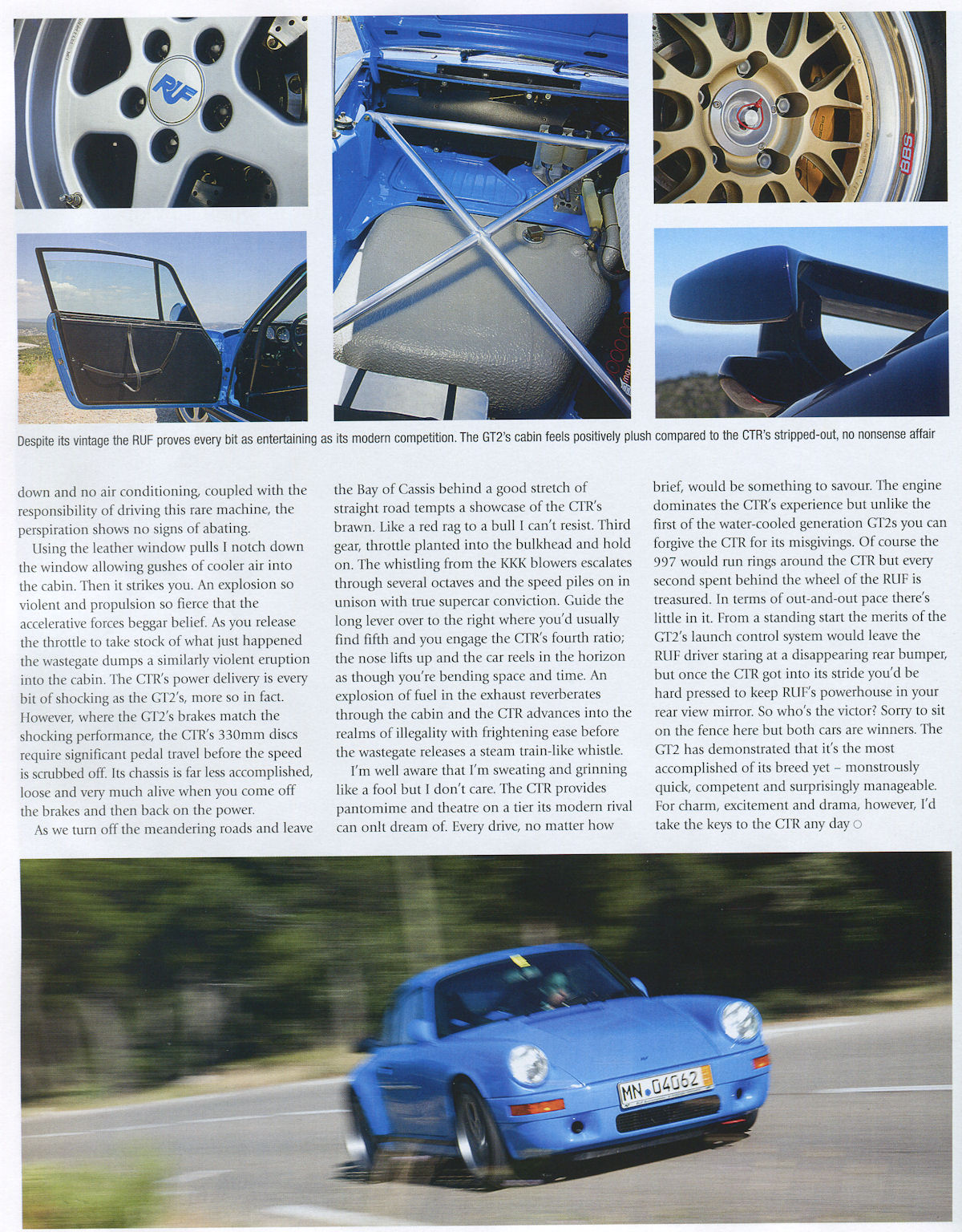 Porsche 997 GT2 vs RUF CTR | Porsche cars history