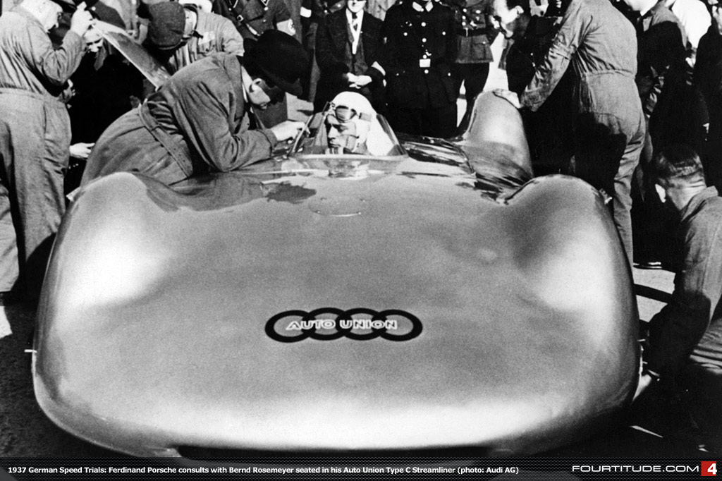 Auto-Union: world speed records | Porsche cars history