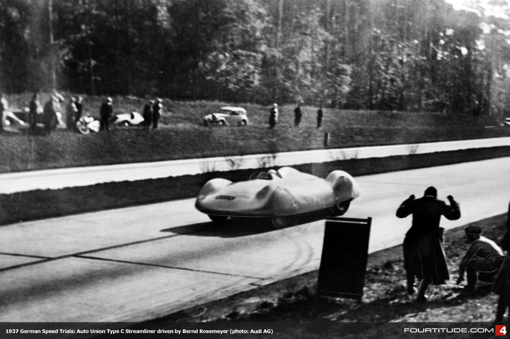 Auto-Union: world speed records | Porsche cars history