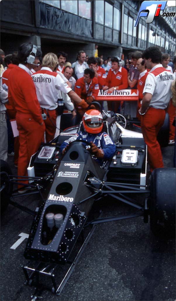 Дебют McLaren MP4/1E TAG Porsche TTE PO1, Zandvoort, 28.08.1983 ...