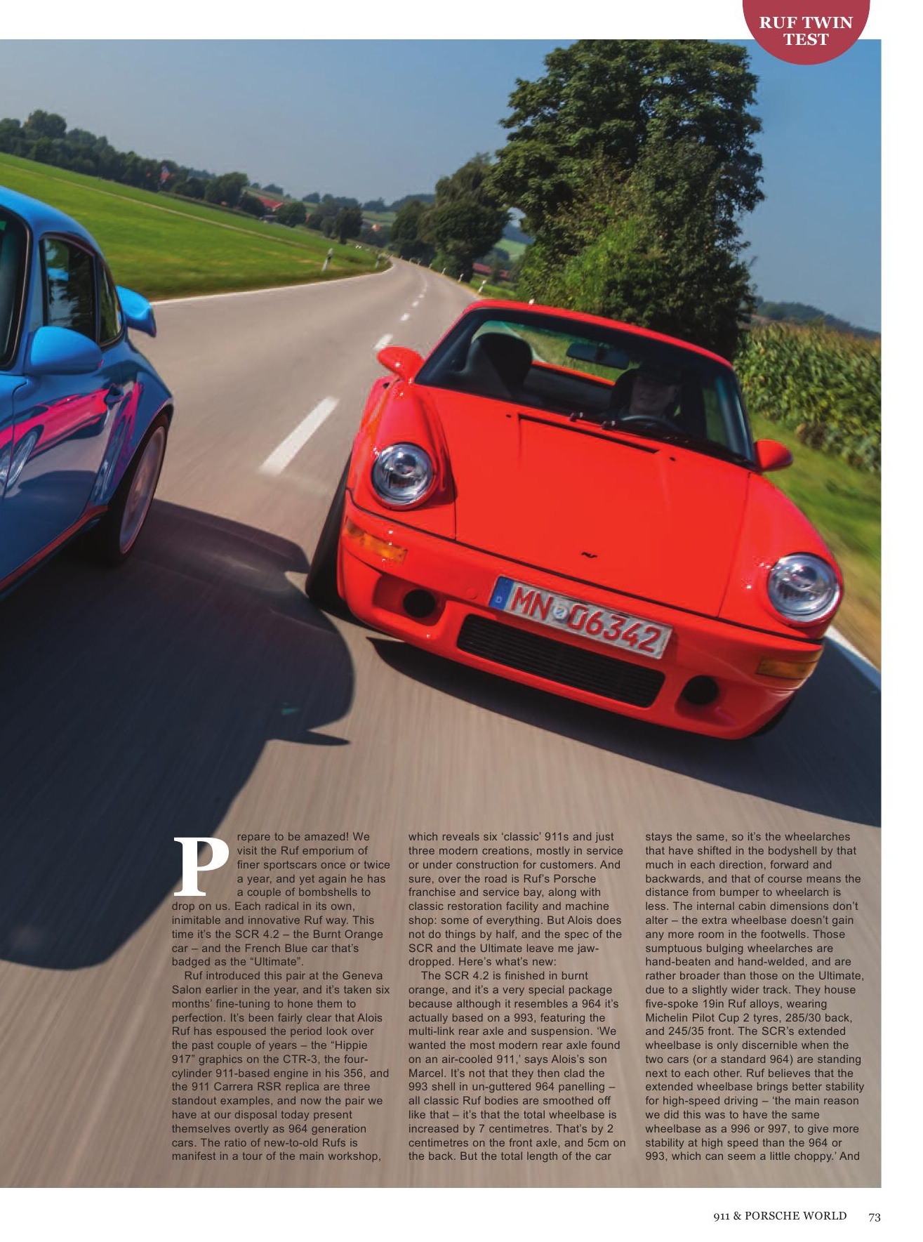 RUF SCR 4.2 & RUF Ultimate (911 & Porsche world mag.) | Porsche cars ...