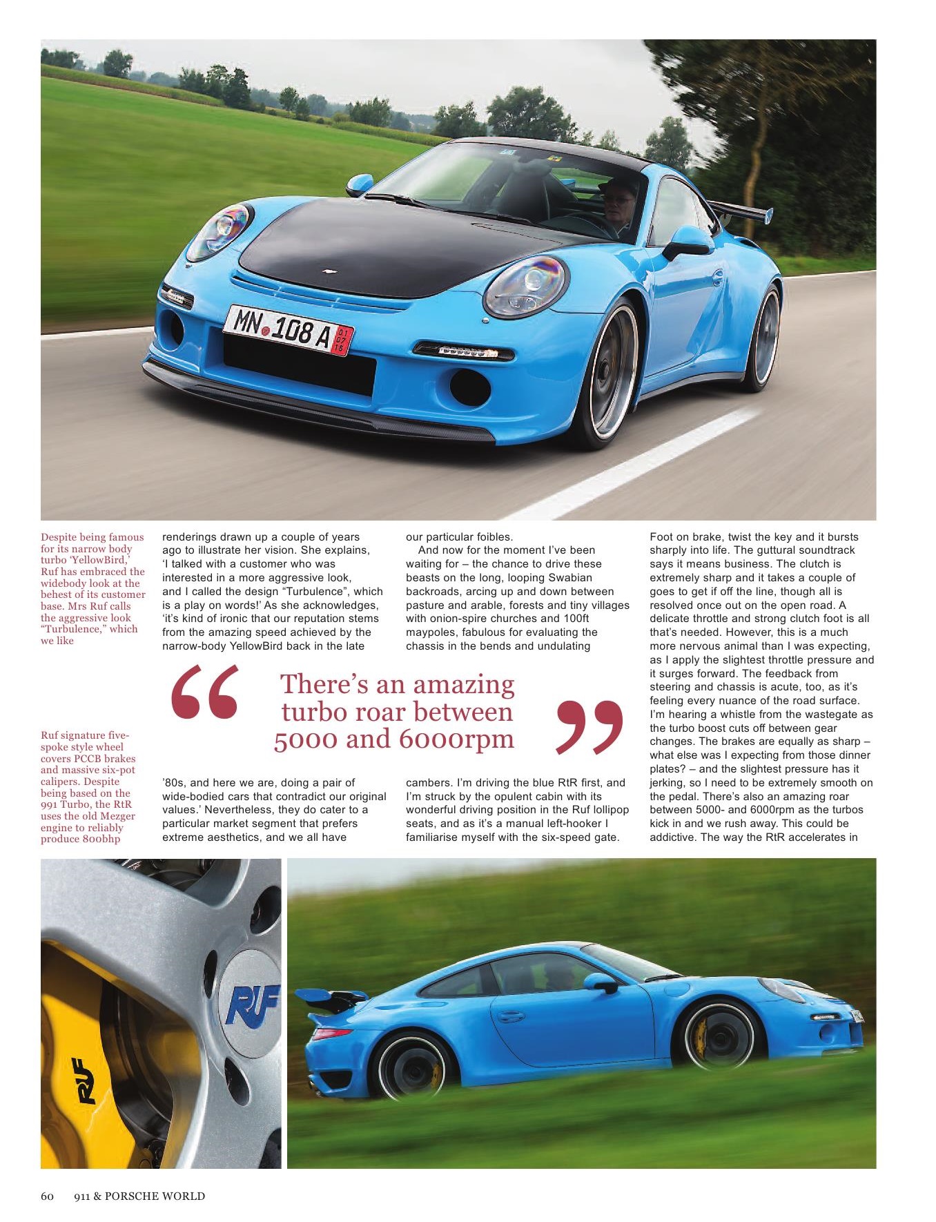 RUF RtR & RGT (911 & Porsche world mag.) | Porsche cars history