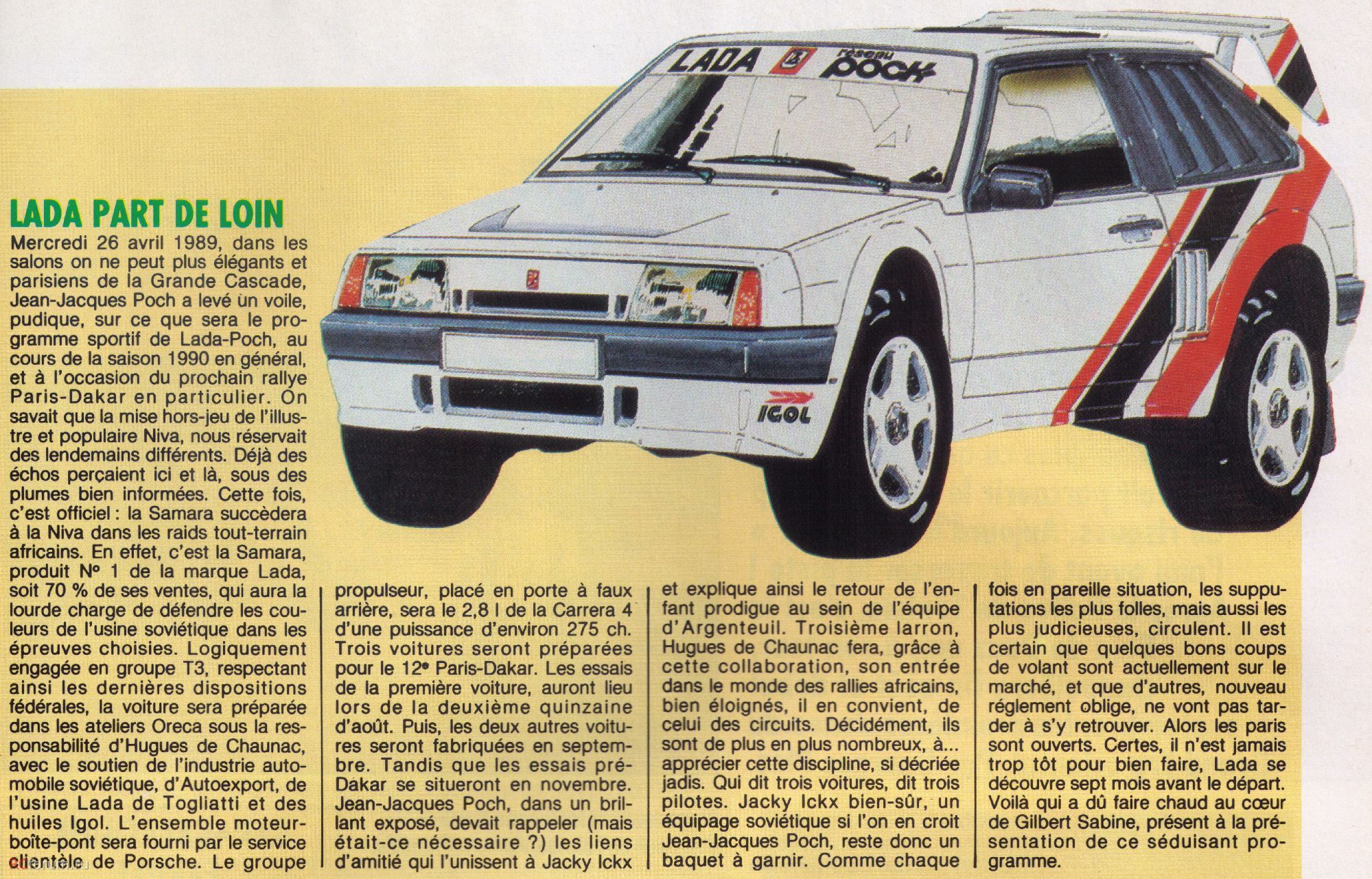 Lada Samara T3: powered by Porsche | Porsche cars history