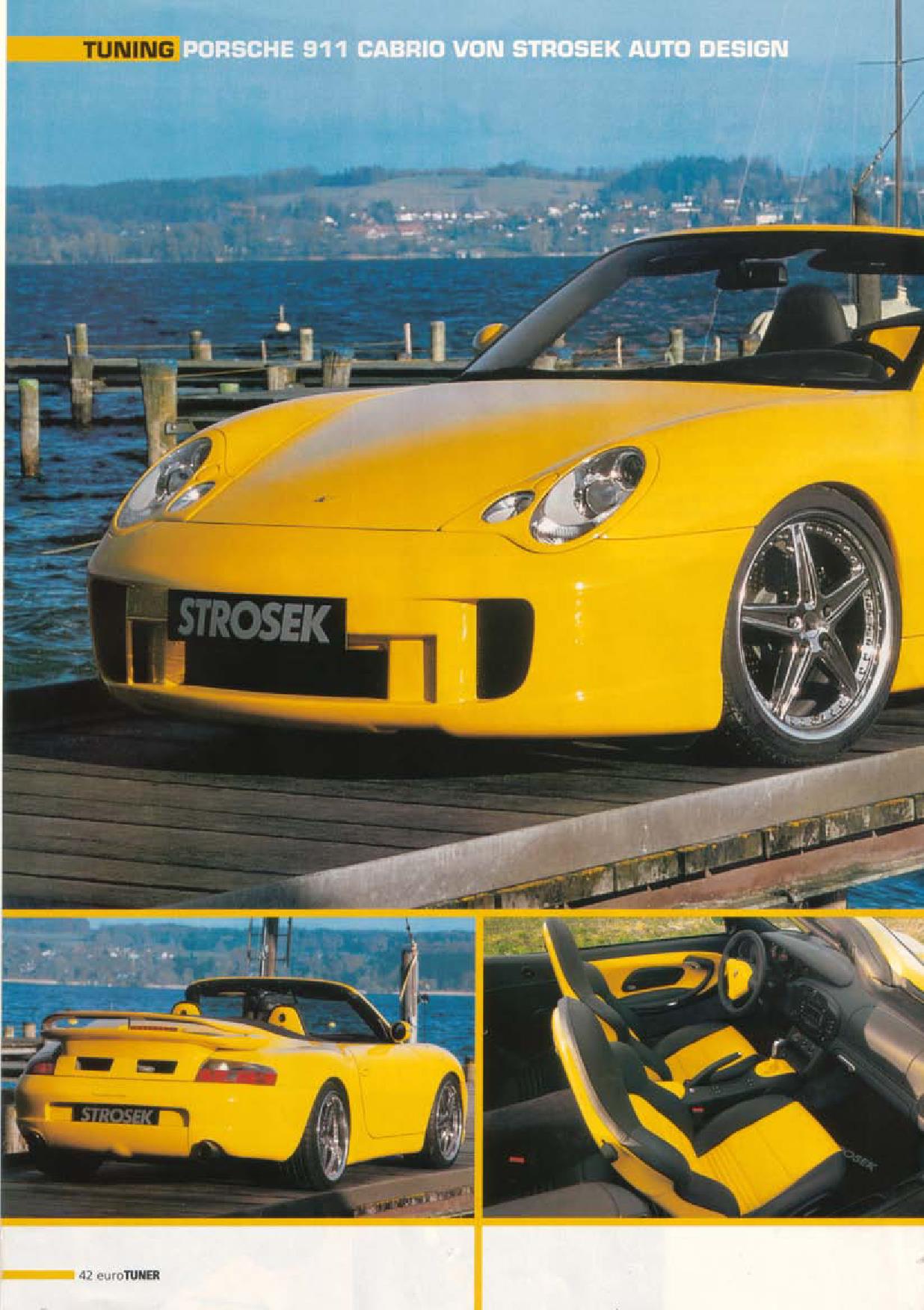 Strosek 996 Turbo Cabriolet (Euro Tuner, Deutsch) | Porsche cars history
