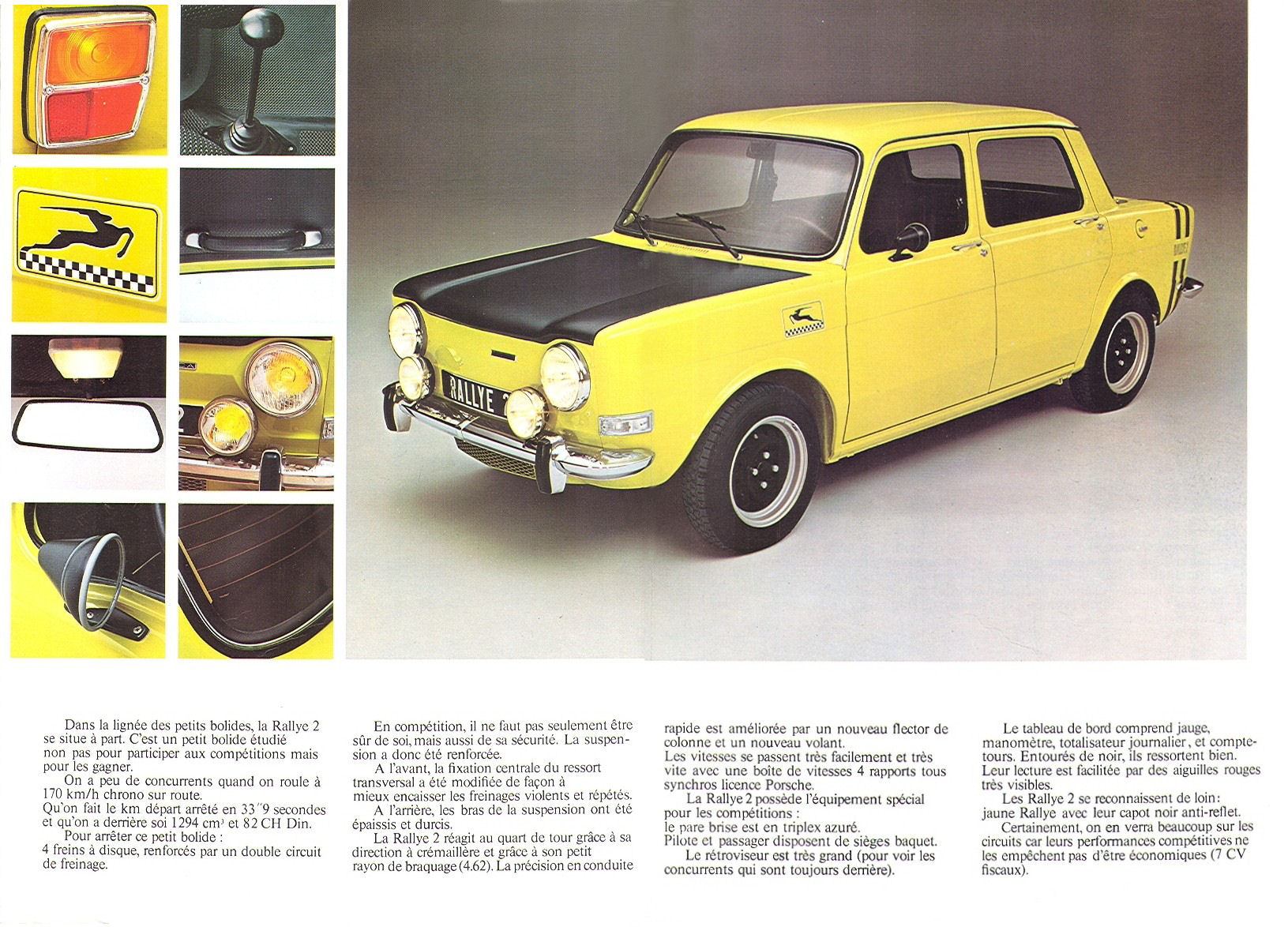 Simca (900, 900S, 1000, 1000GLS, 1000 Special, Rallye) with Porsche ...